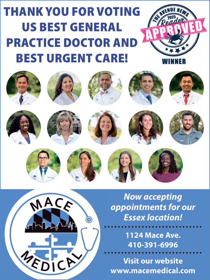 Best General Practice Doctor!, Mace Medical, Baltimore, MD
