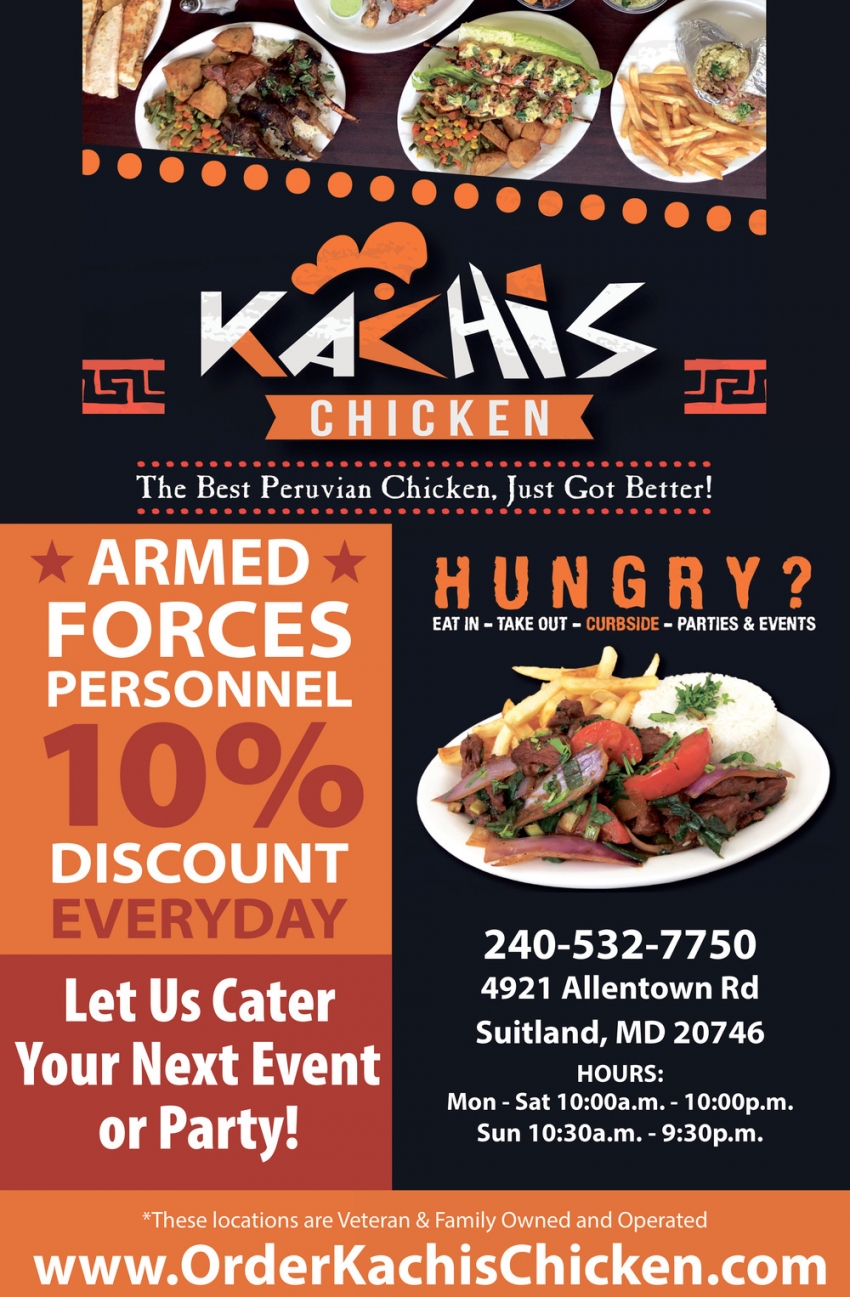 Best Peruvian Chicken, Kachis Chicken, Marlow Heights, MD