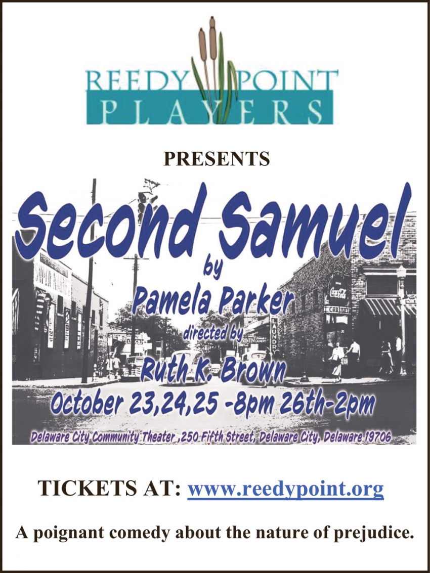Second Samuel, Second Samuel by Pamela Parker (October 23,25 & 26, 2025)