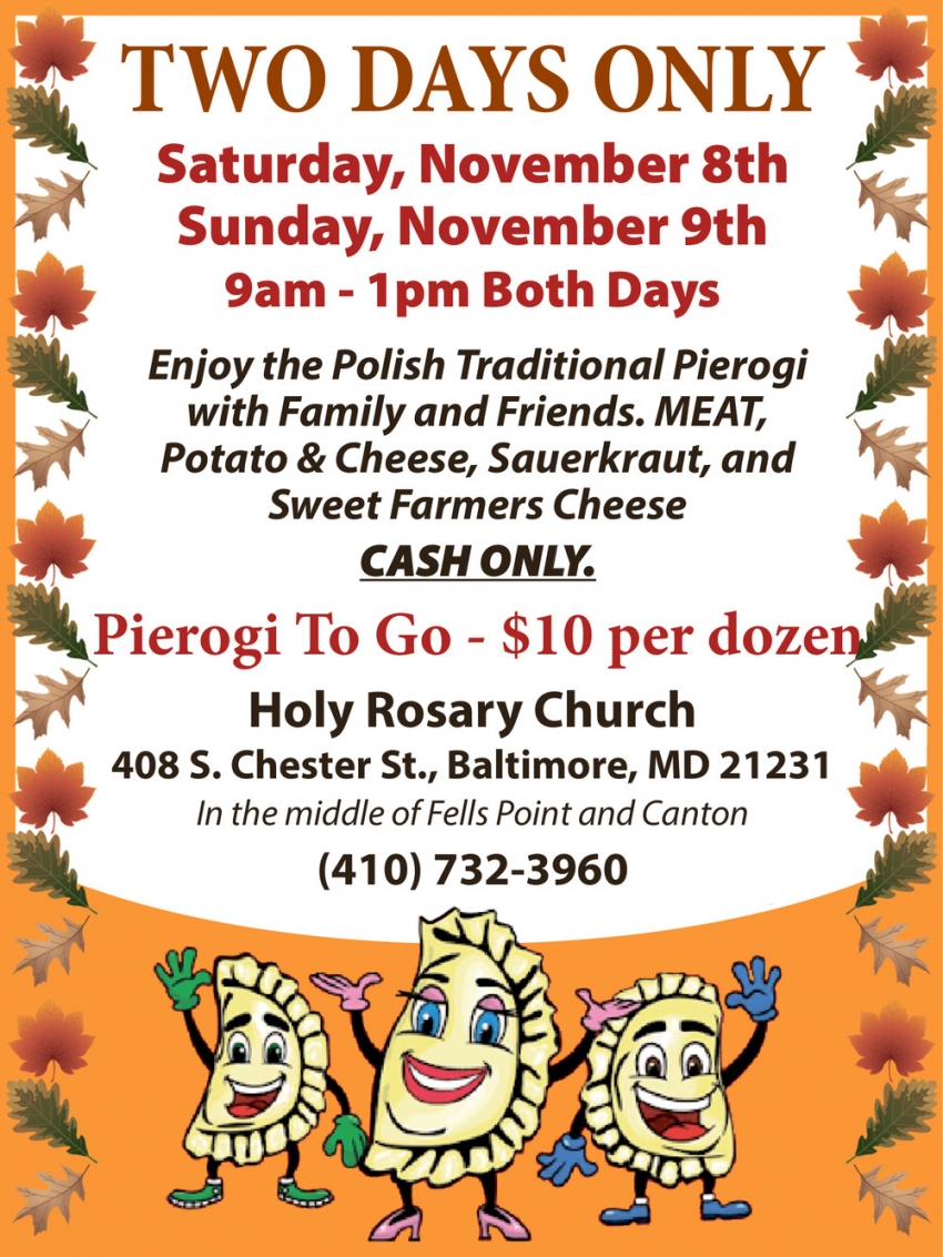 Enjoy the Polish Traditional Pierogi with Family and Friends, Holy ...
